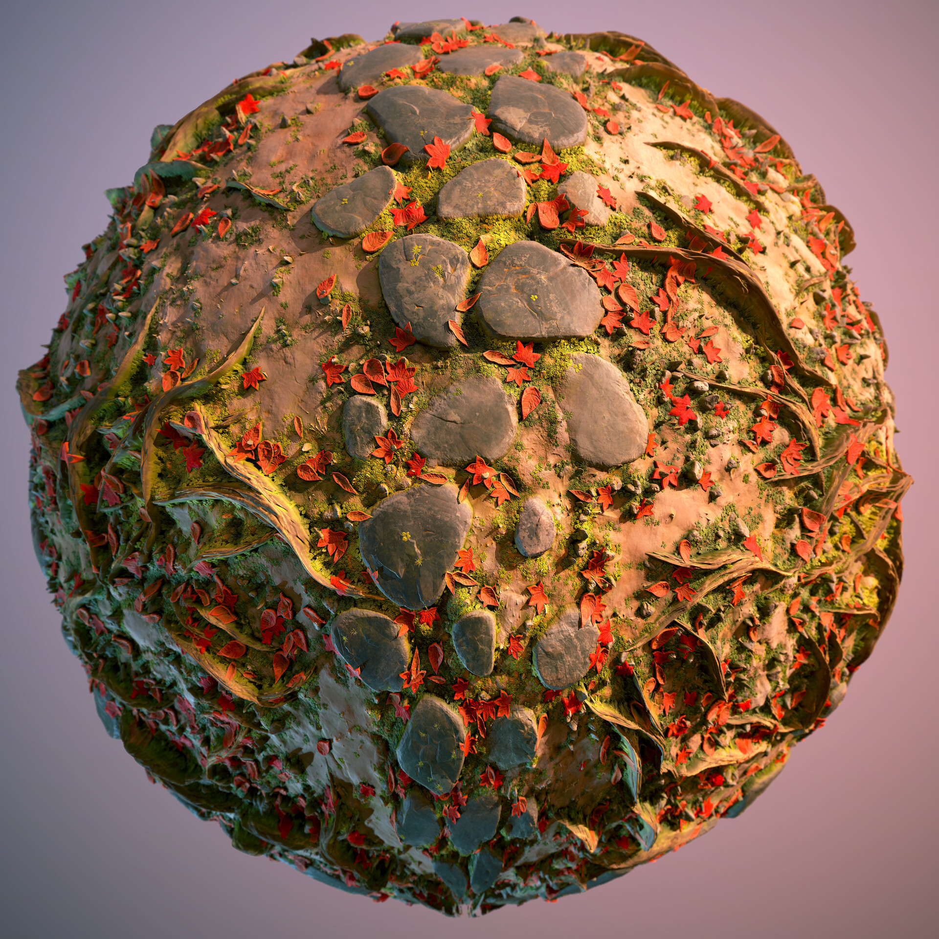 ArtStation - Stylized Stone Walkway