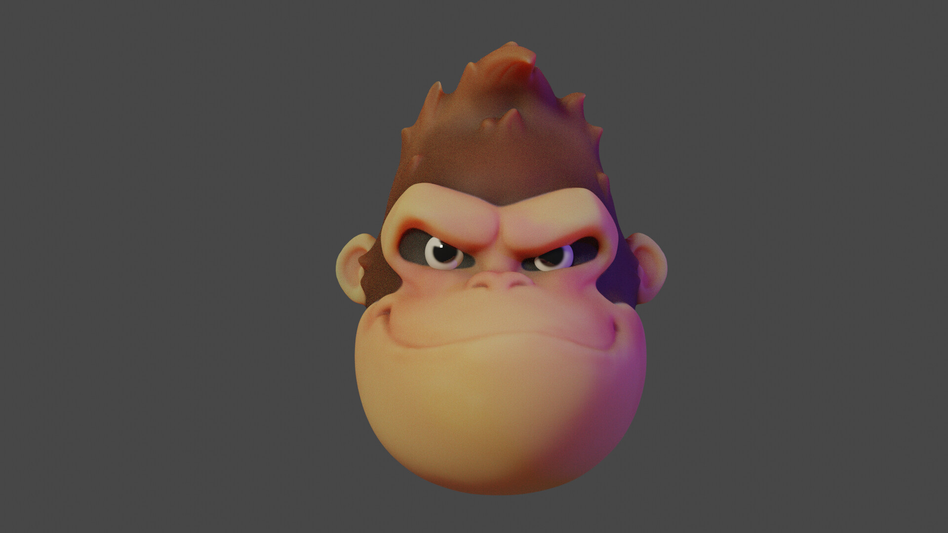 ArtStation - Donkey Kong Head Remake
