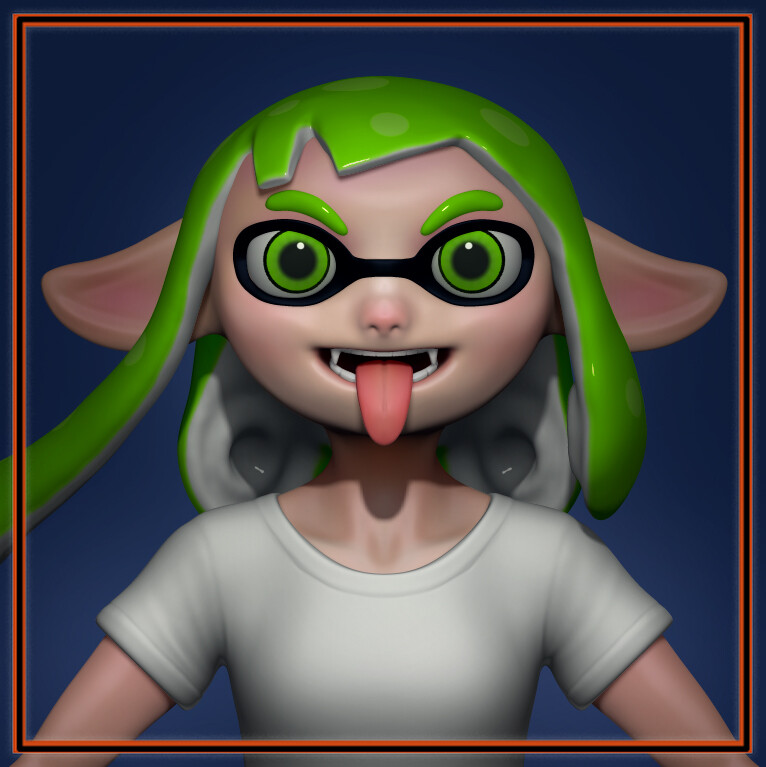 ArtStation - Inkling girl