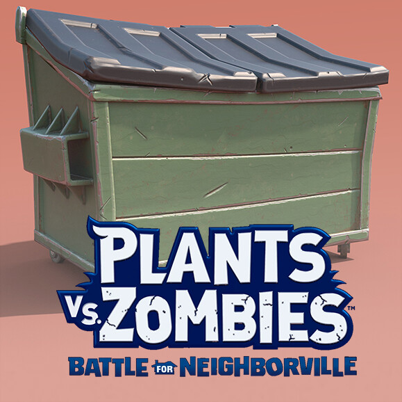 ArtStation - props for plants vs zombies
