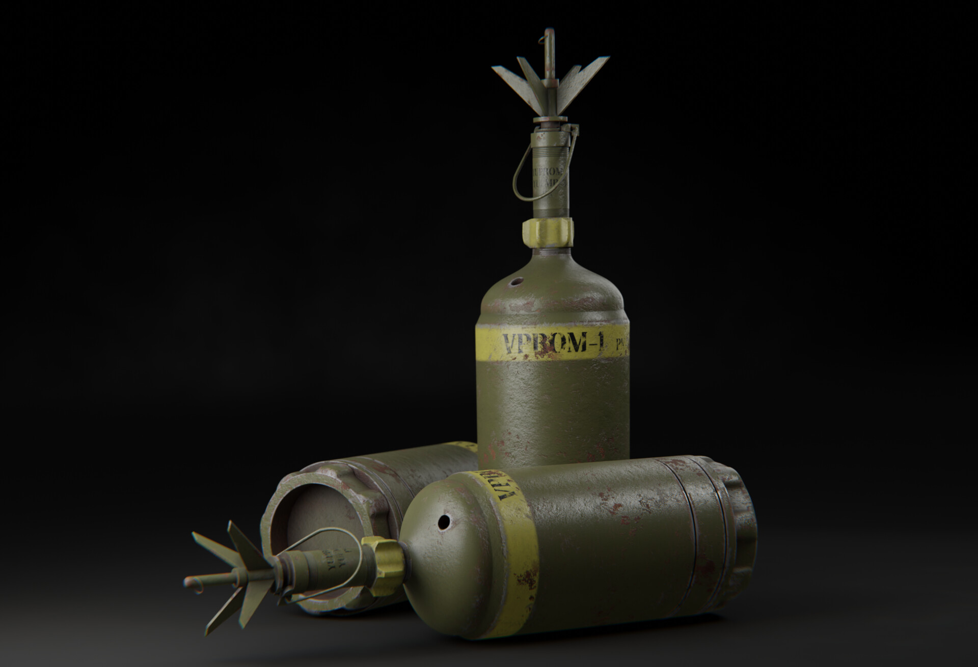 ArtStation - PROM-1 mine