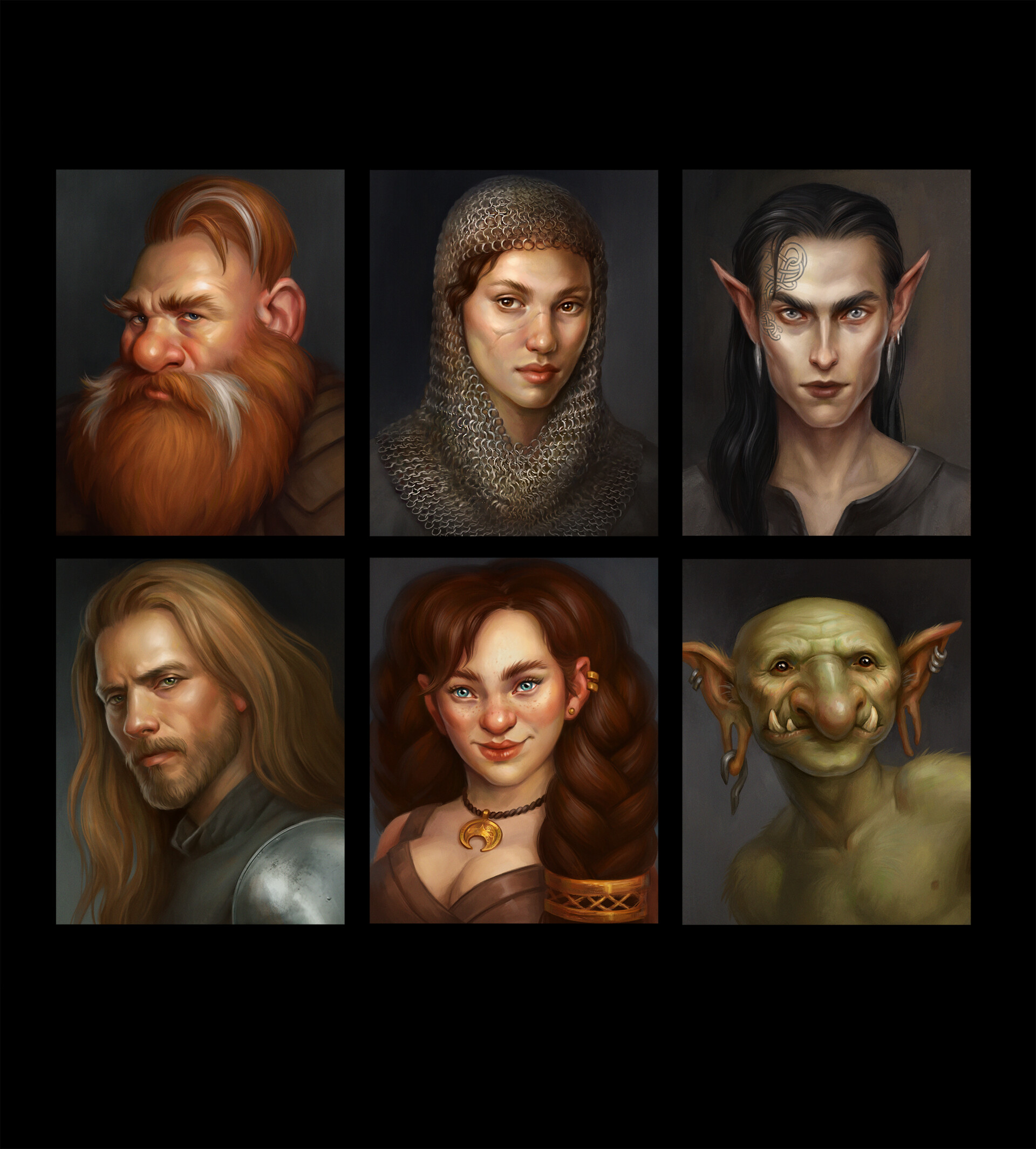 ArtStation - Fantasy portraits