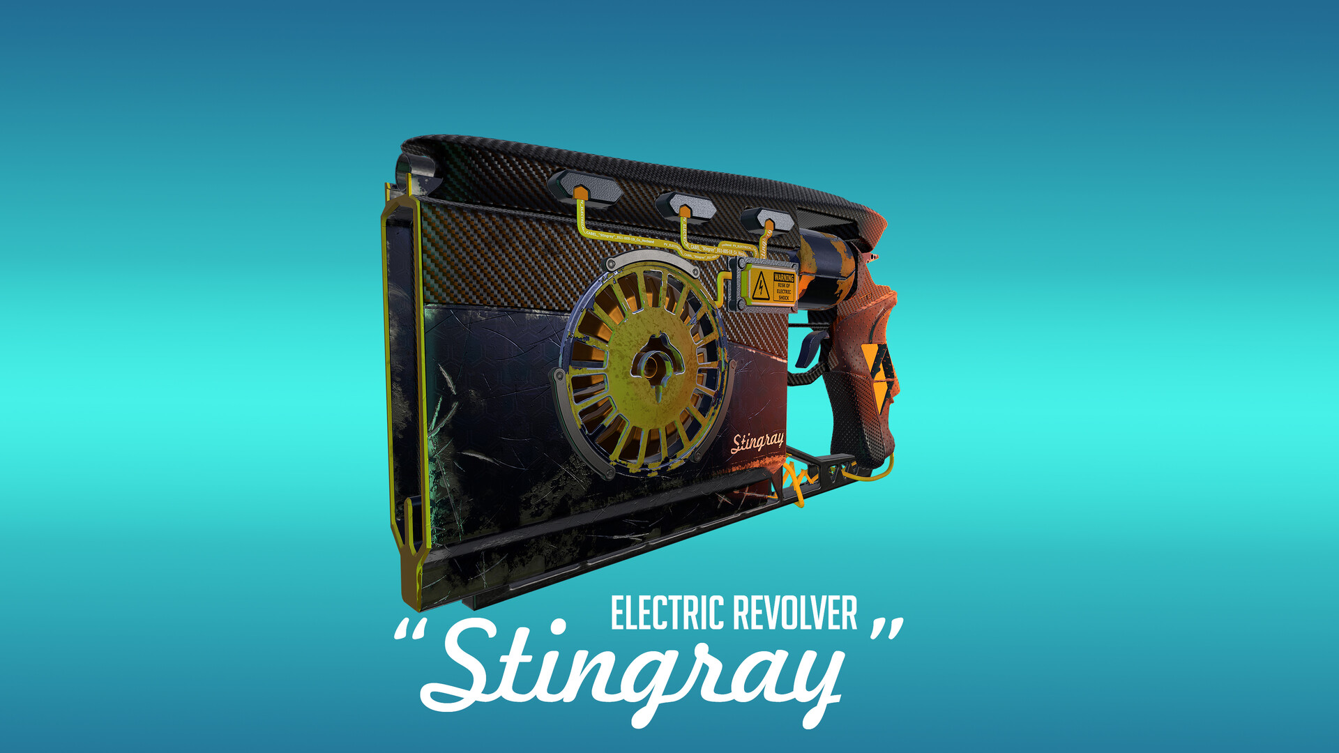 ArtStation - Electric revolver "Stingray"