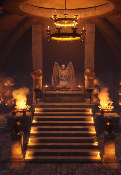 ArtStation - D&D Crypt Dungeon WIP