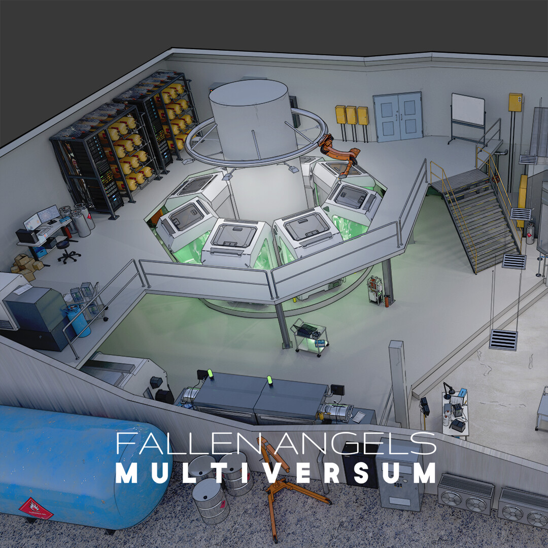 ArtStation - Armor Research Facility - Set design