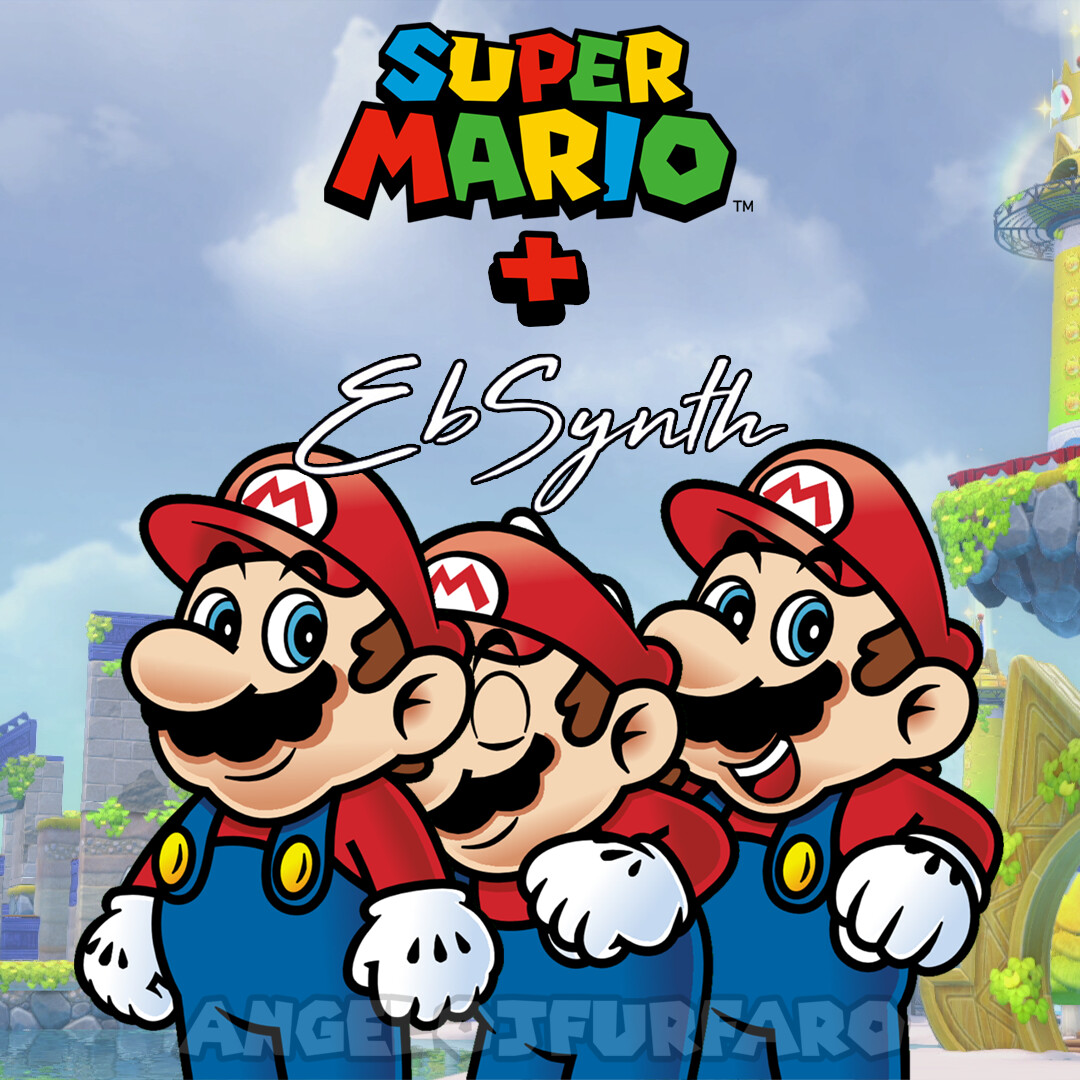 Angelo Furfaro - Super Mario Animation Test with EbSynth