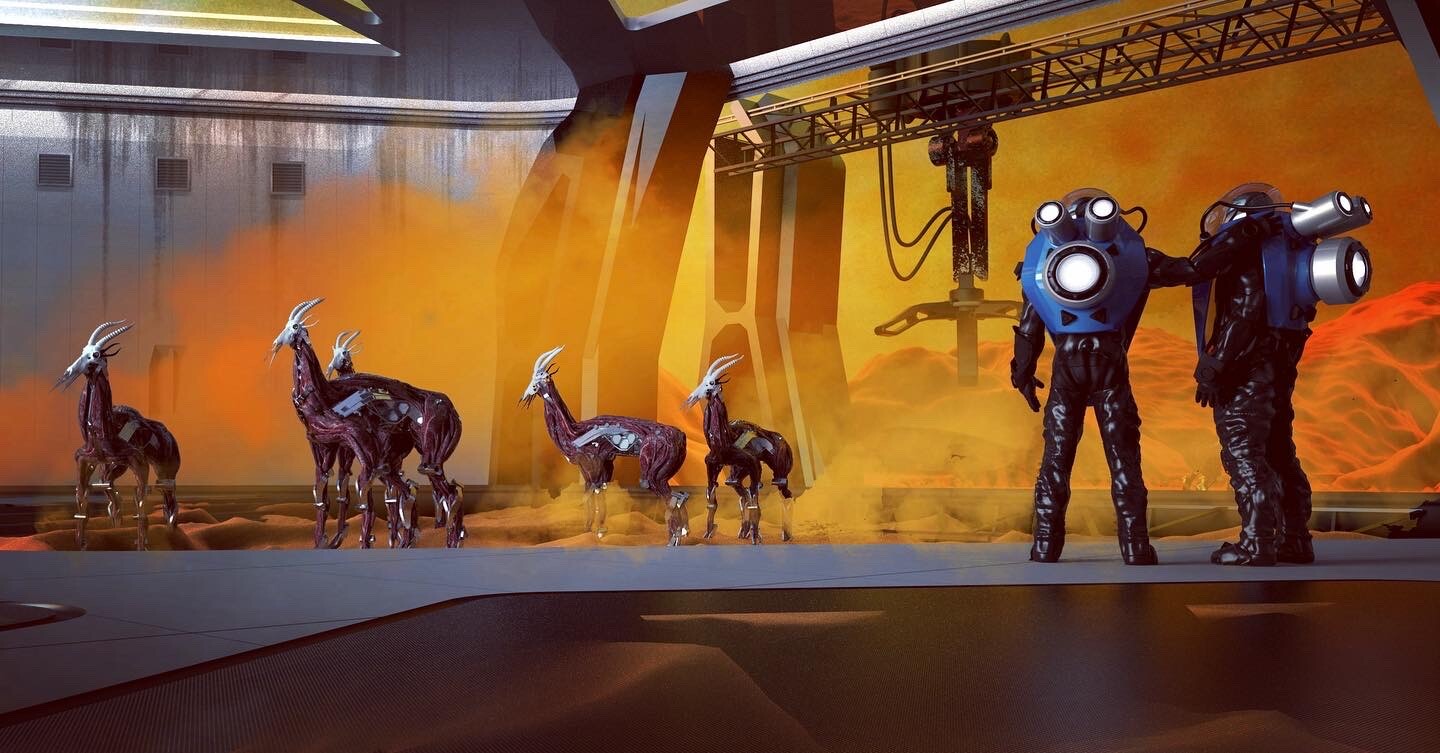 ArtStation - Exopolis: Free range farming