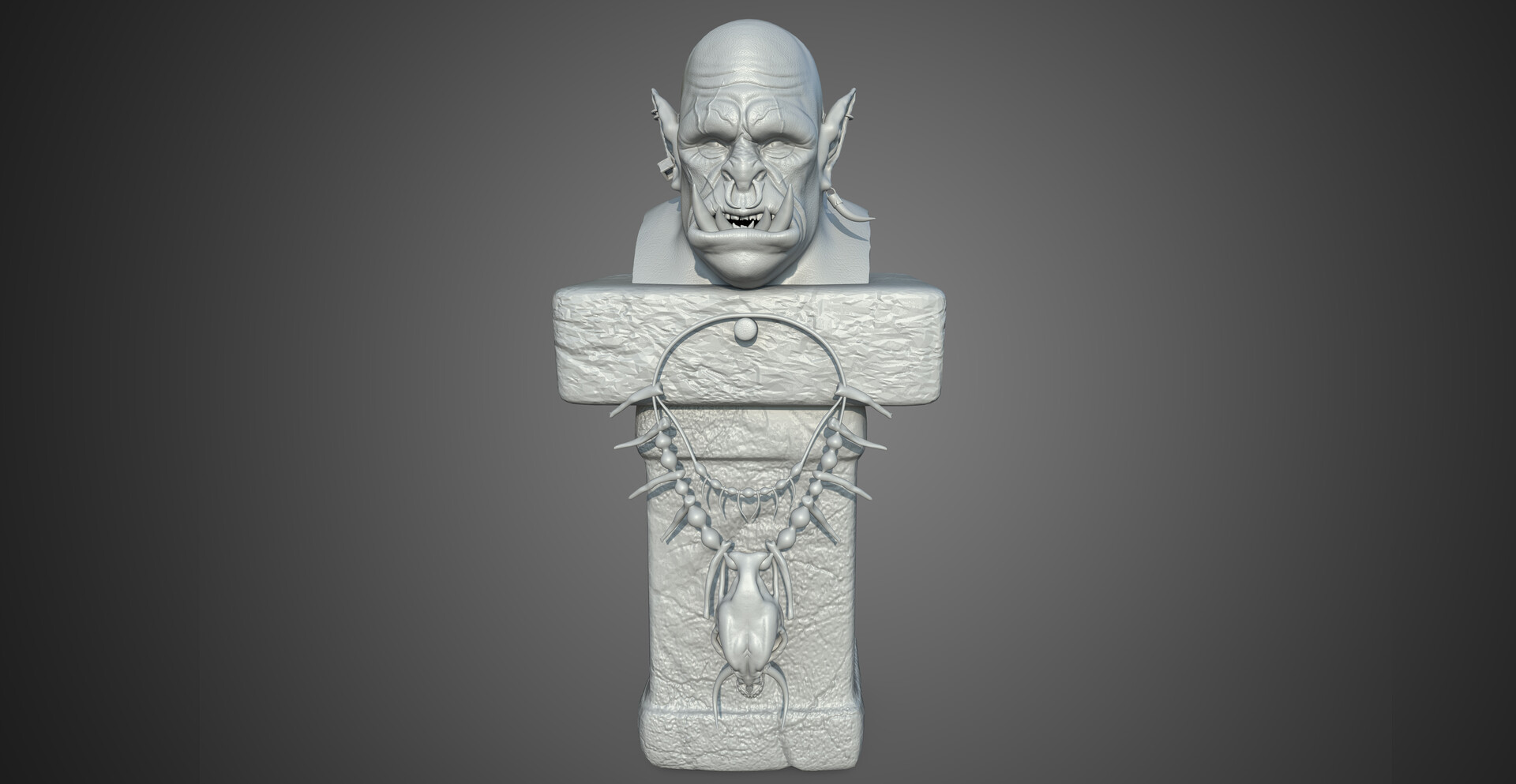 ArtStation - ORC FACE