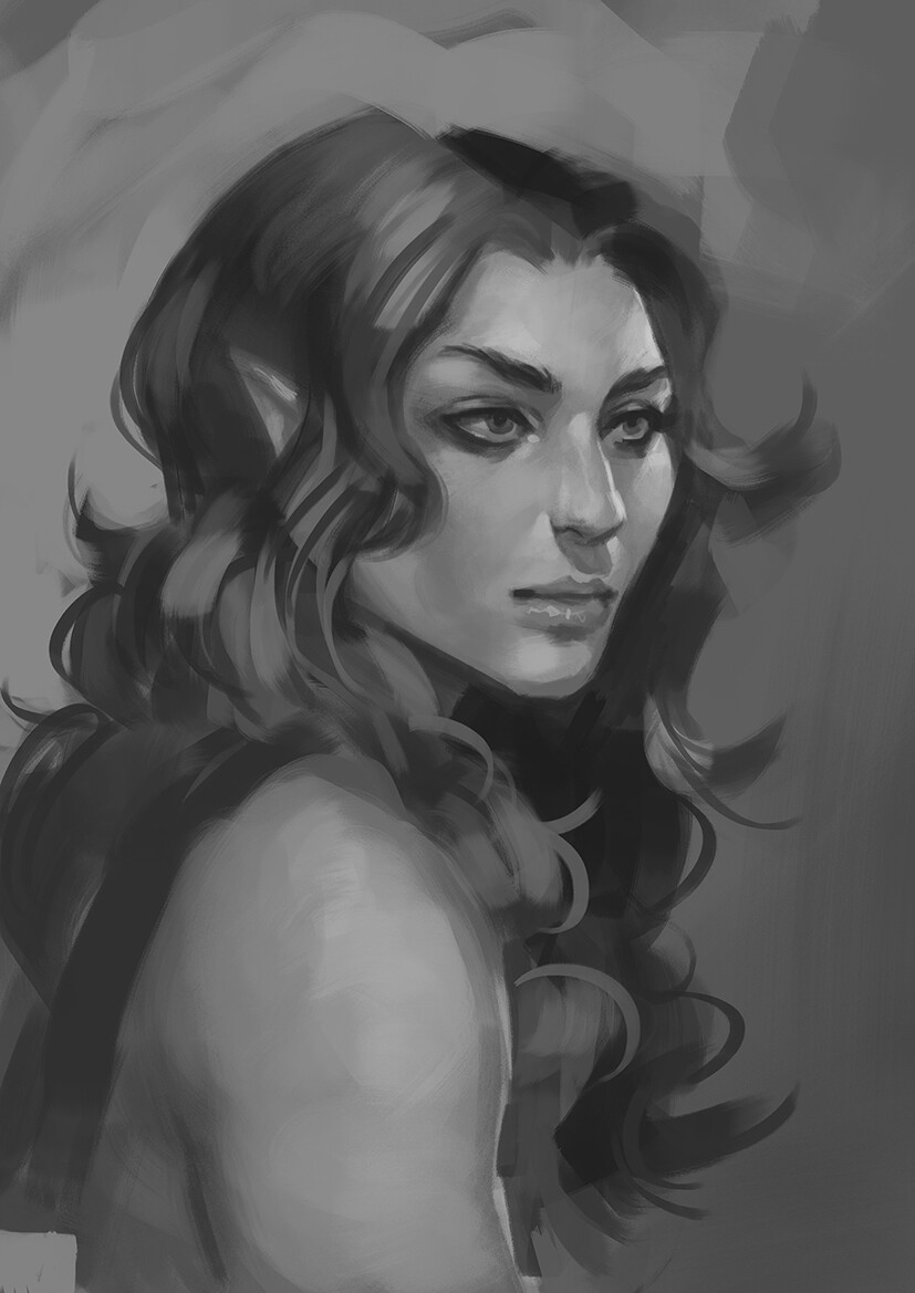 ArtStation - Elf Portrait