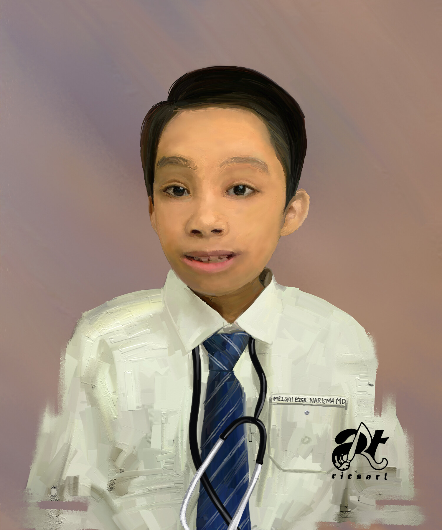 ArtStation - Melqui Ezer Portrait