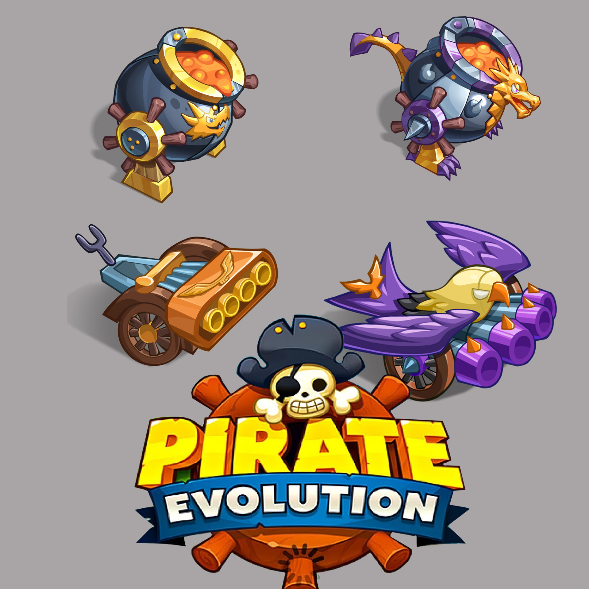 ArtStation - 2D Units for Pirate Evolution!