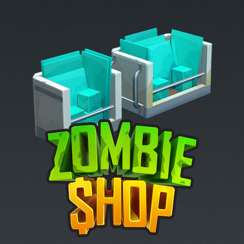 ArtStation - Zombie Shop. Decor
