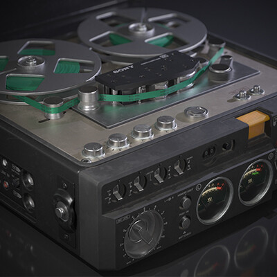 ArtStation - Sony TC-510-2 Taperecorder