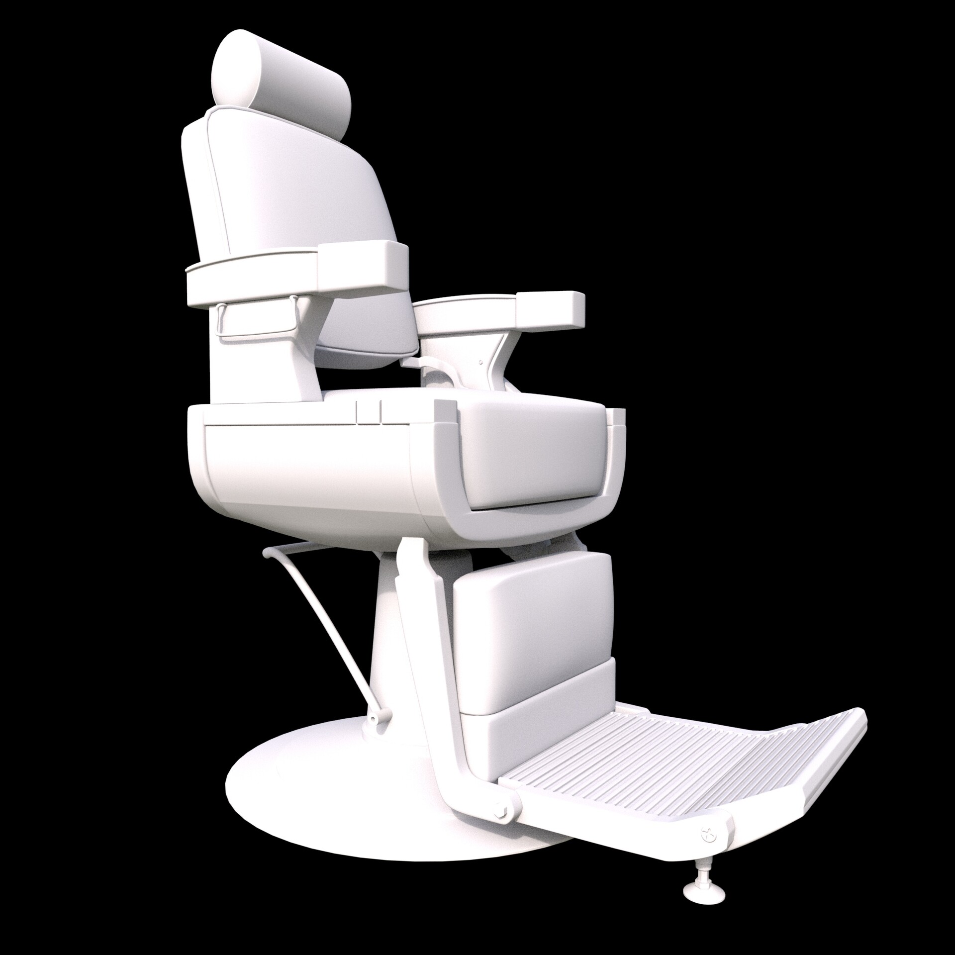 ArtStation - barber chair
