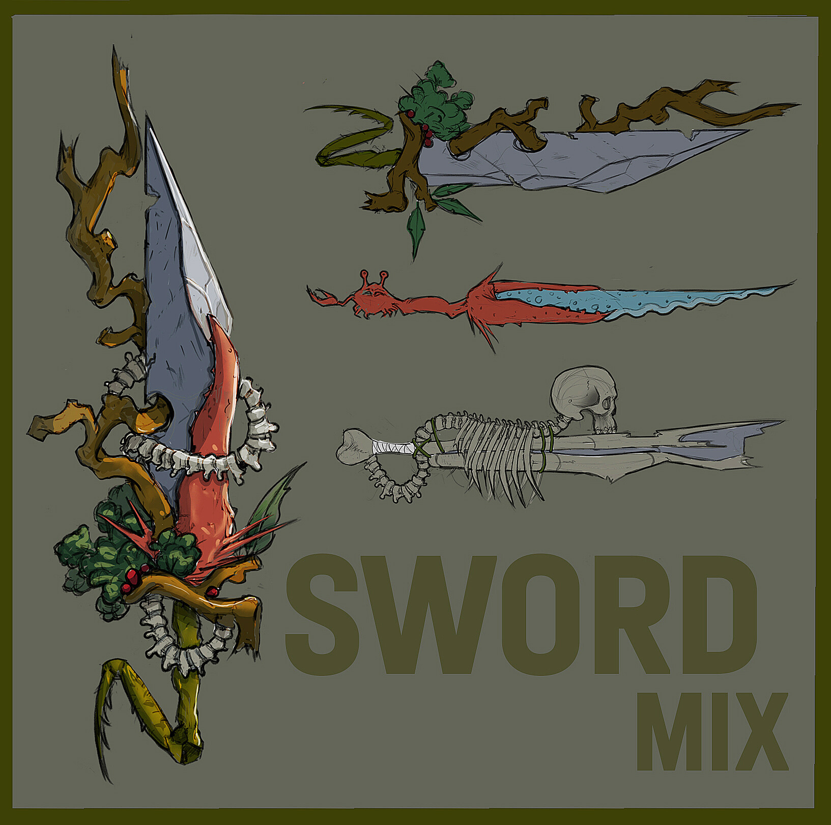 ArtStation - Sword Mix Design