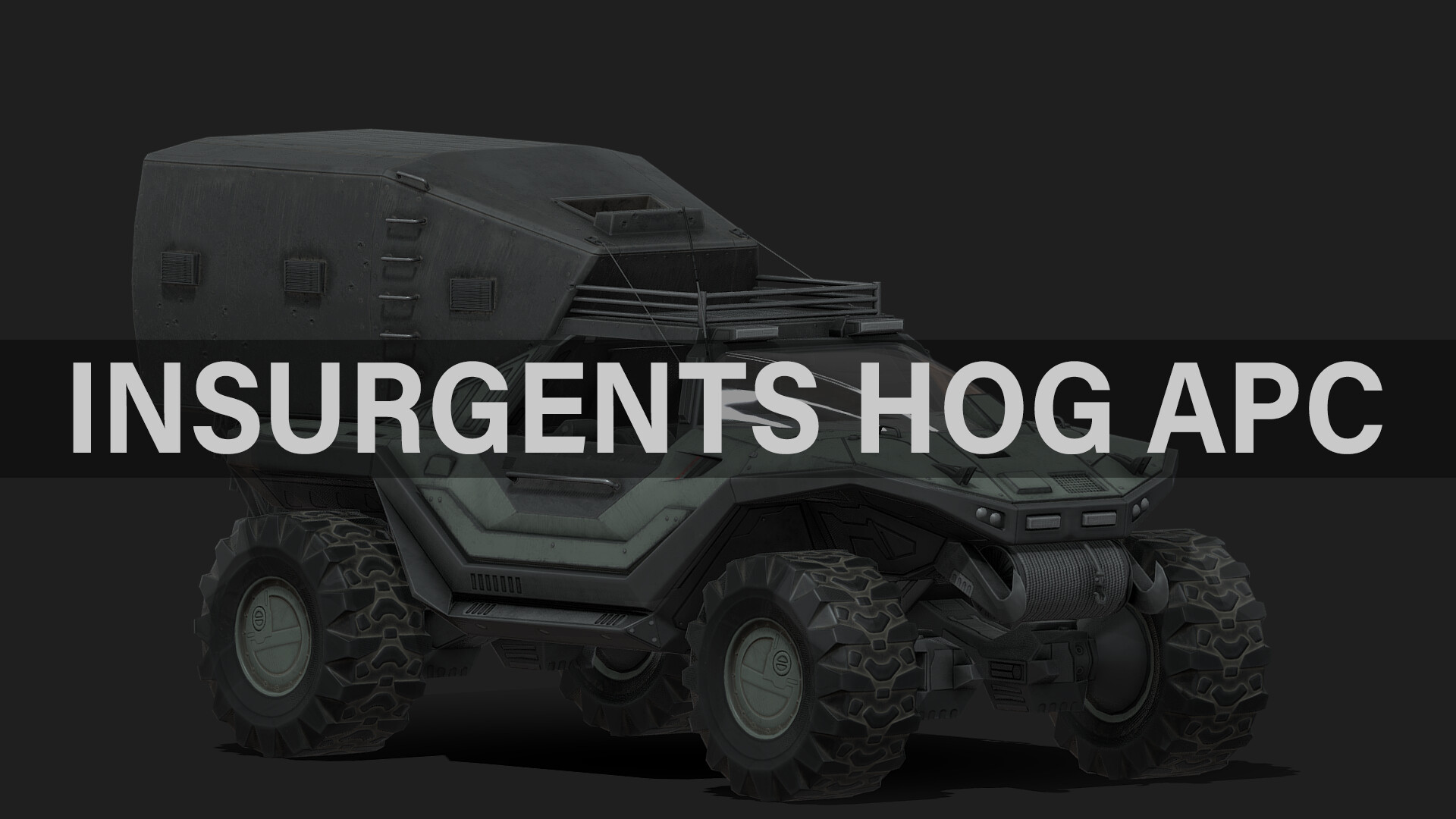 ArtStation - INSURGENTS WARTHOG APC / UNSC MEDICAL HOG