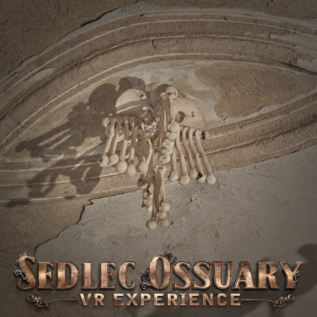 ArtStation - Sedlec Ossuary Bone Church - Ceiling Bone Decoration 01