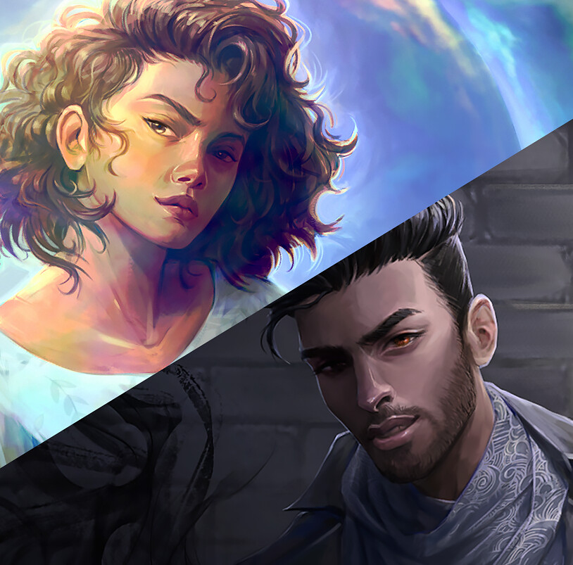 ArtStation - [Commission] Night & Day