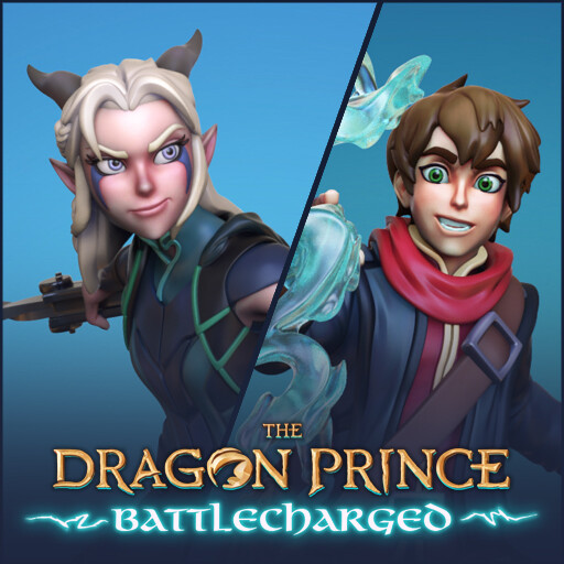 Hec's Portfolio - Dragon Prince Battlecharged - Rayla and Callum