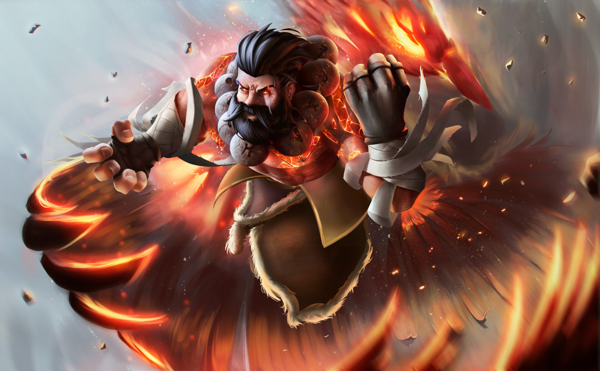 ArtStation - Udyr Phoenix Mode - League of legends Fan Art