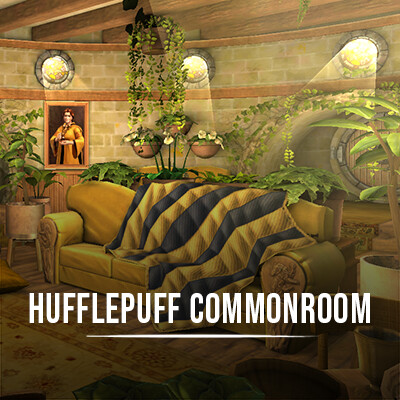 ArtStation - Hufflepuff Common Room