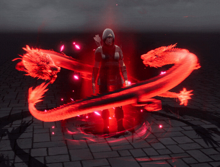 ArtStation - UE4 Niagara Ki auras effects