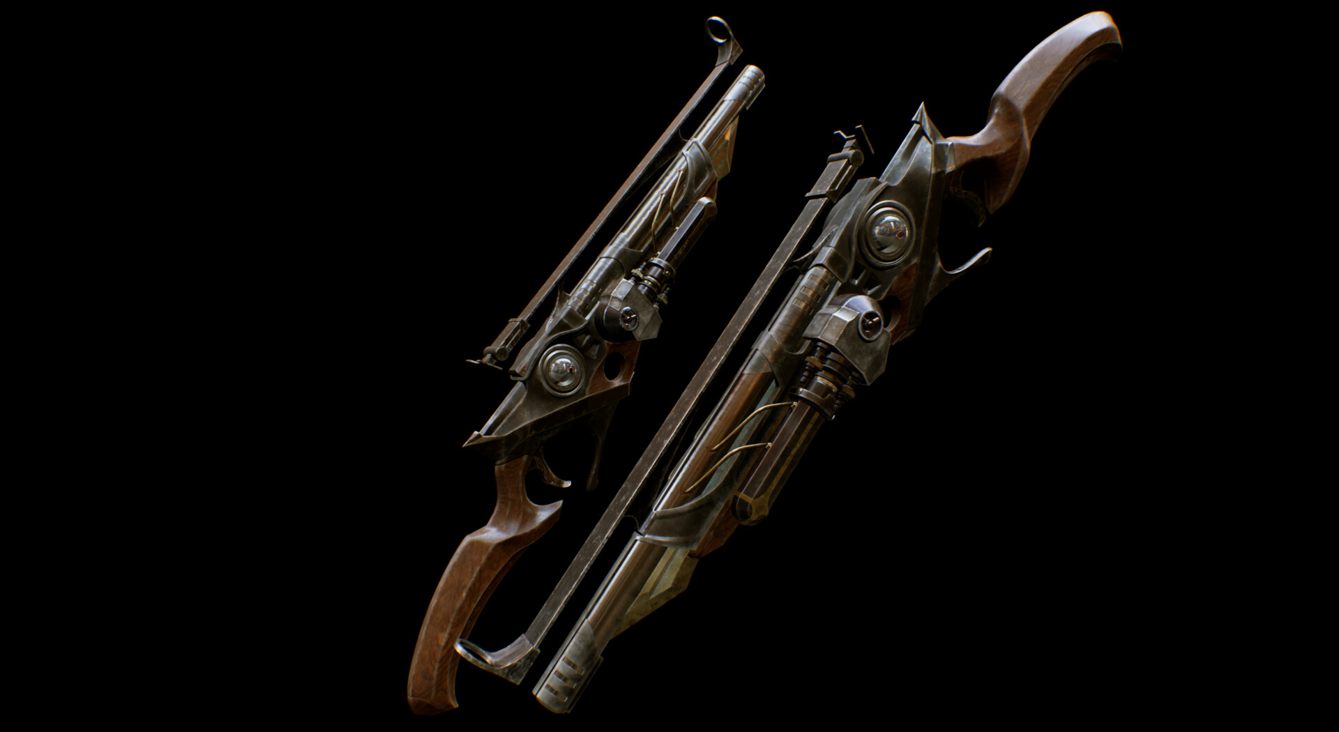 ArtStation - Steampunk Pistol