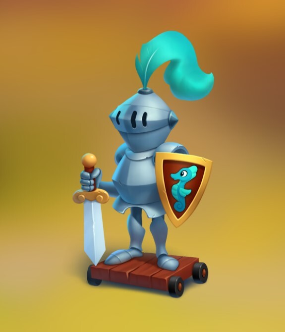 ArtStation - Knight armor animation for Playrix