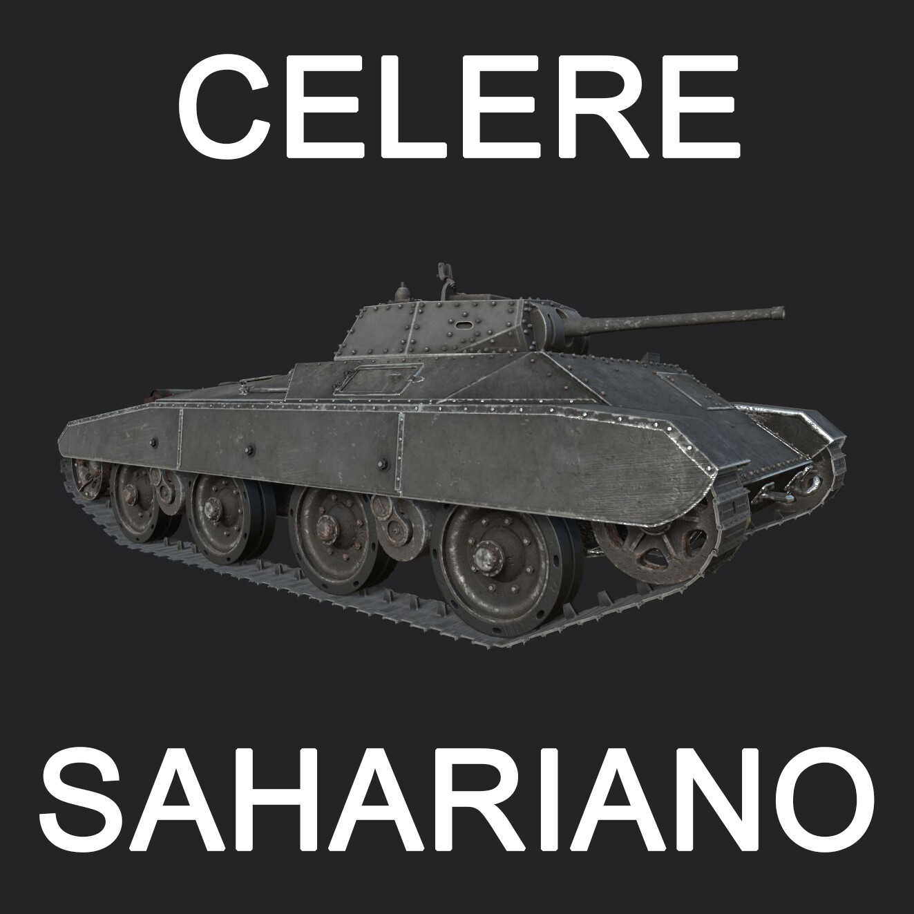ArtStation - Carro Armato "Celere Sahariano" for WAR THUNDER