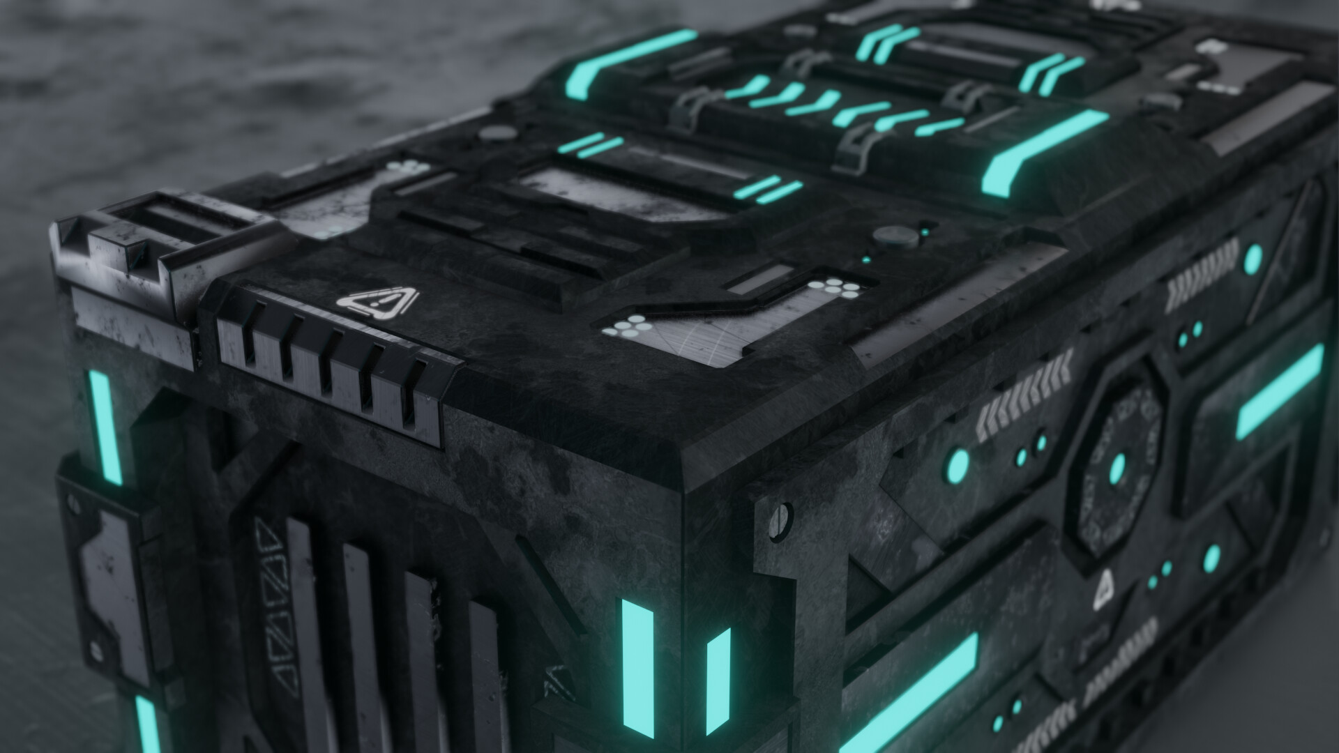 ArtStation - 3D Sci-Fi Weapons Container