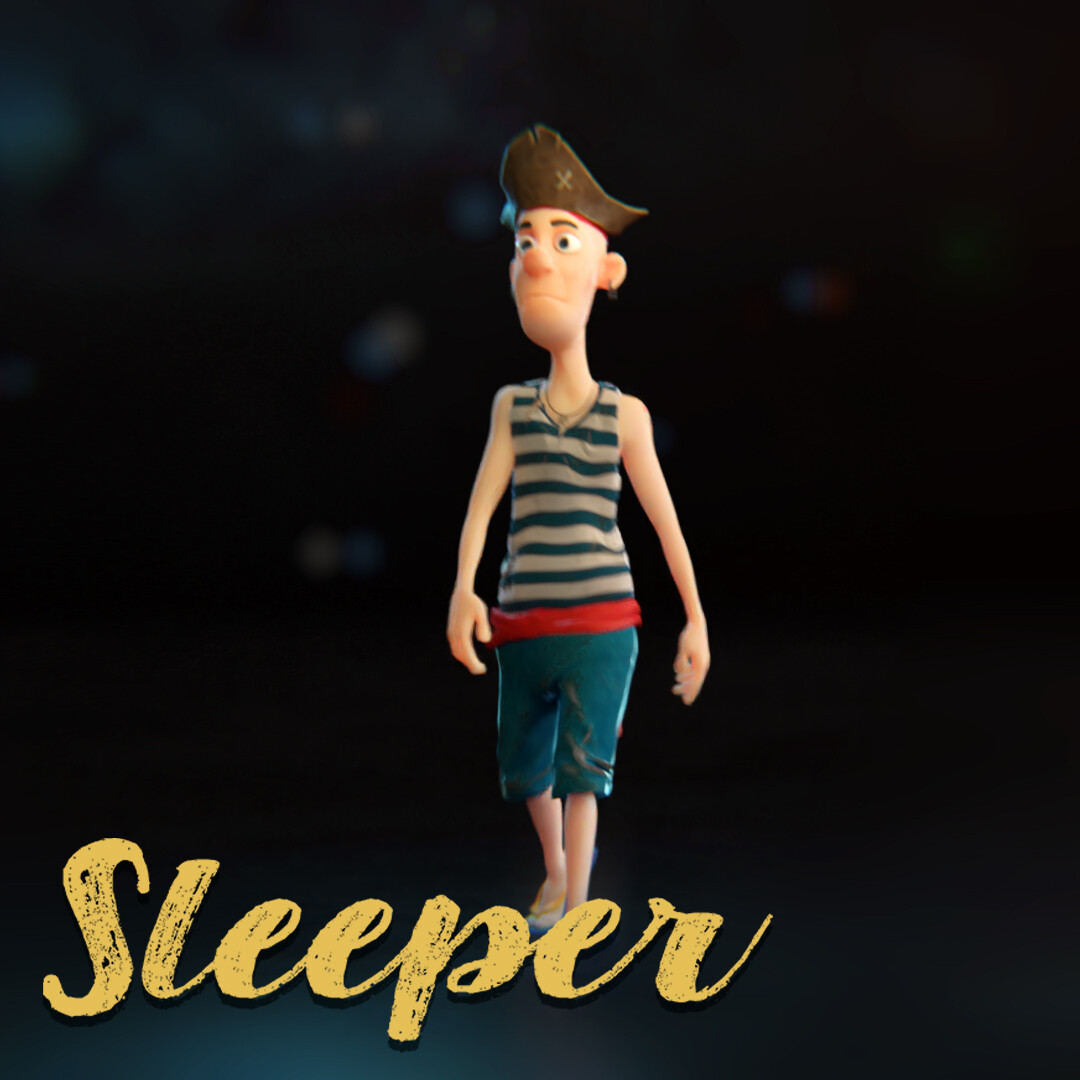 ArtStation - Sleeper - Animation walk