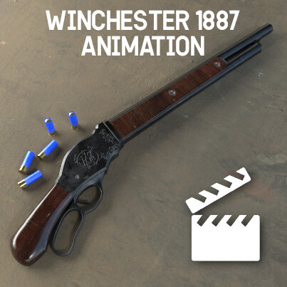 ArtStation - Winchester 1887 animation