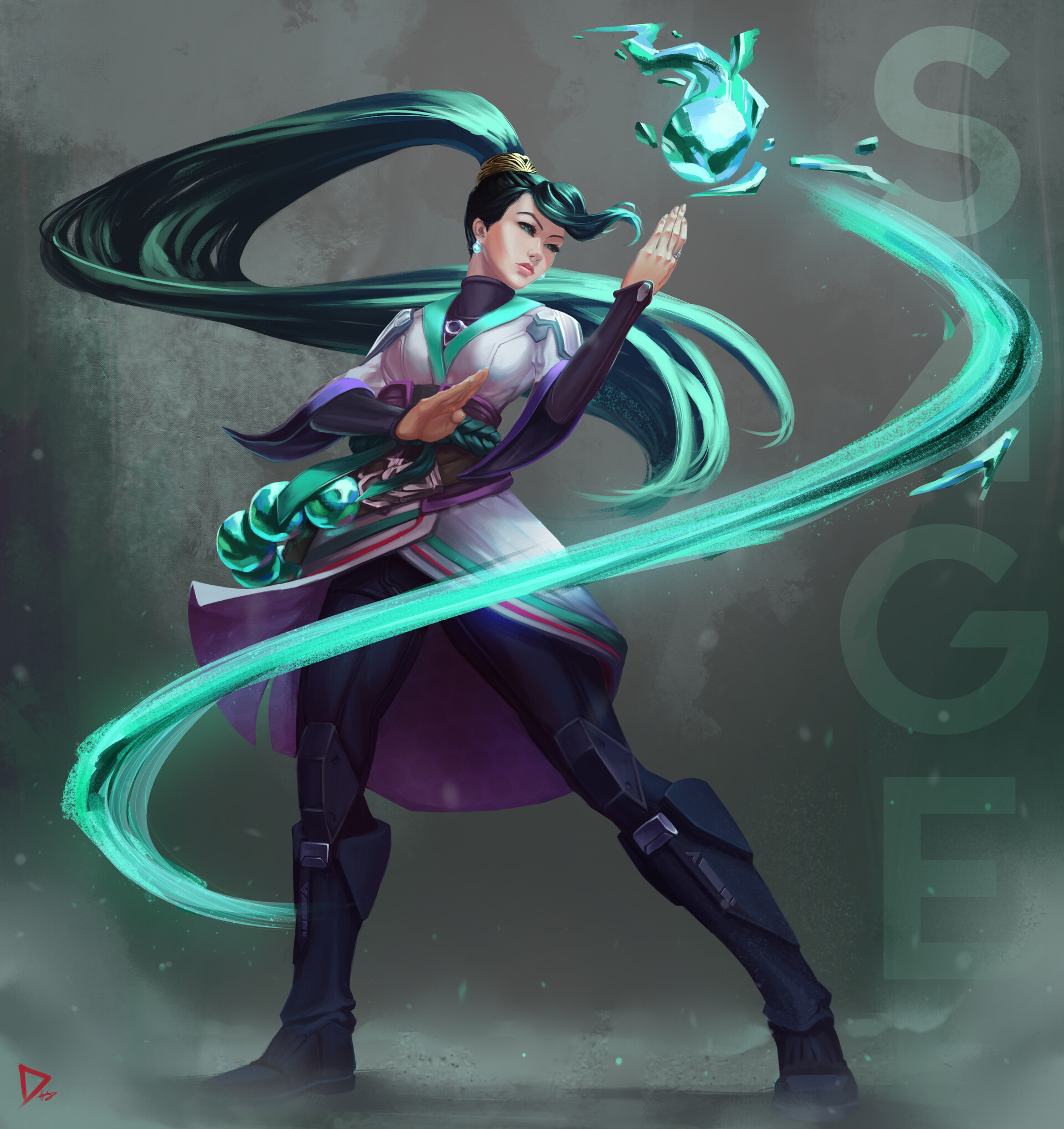 ArtStation - Valorant, Sage fanart