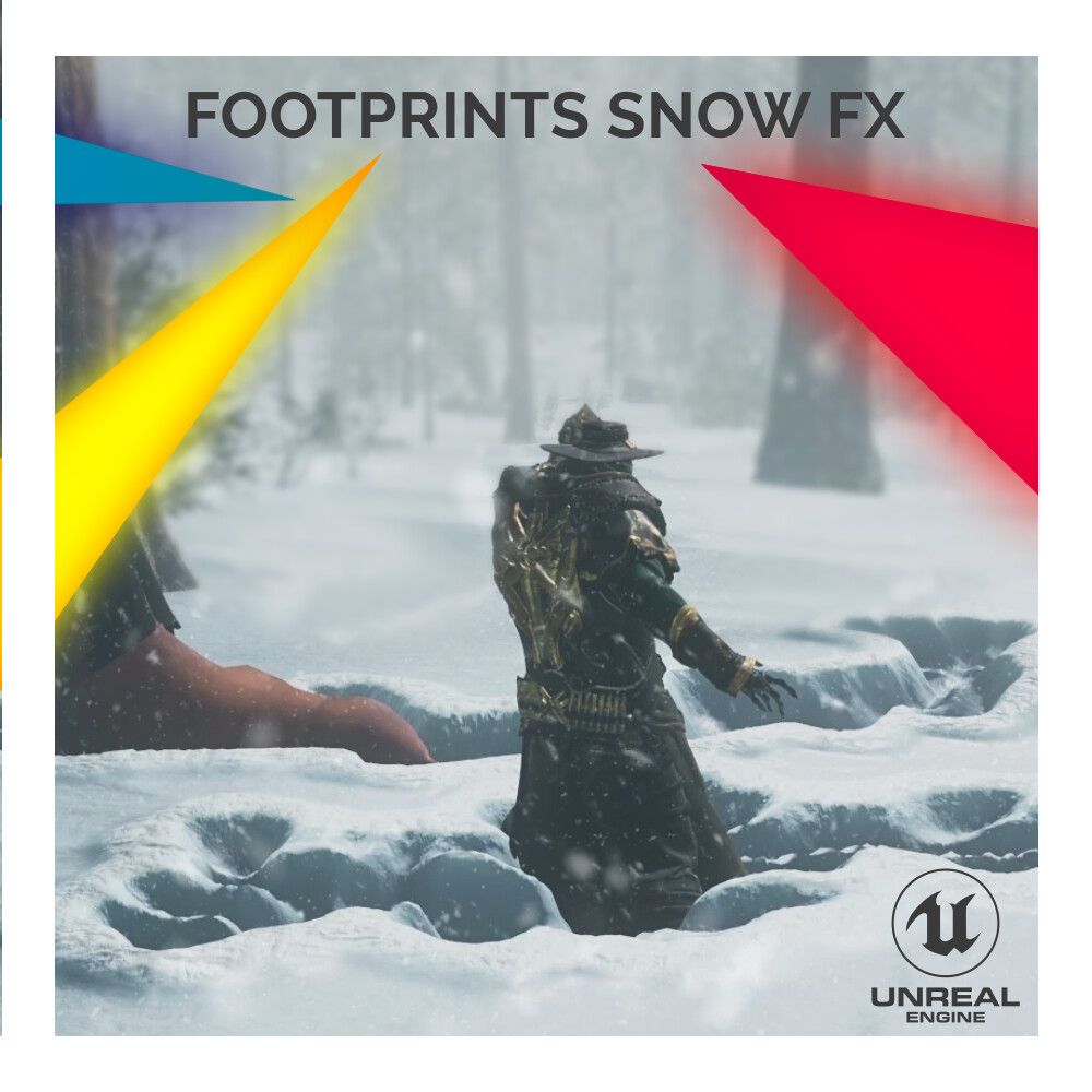 ArtStation - Dynamic Snow Footprints FX