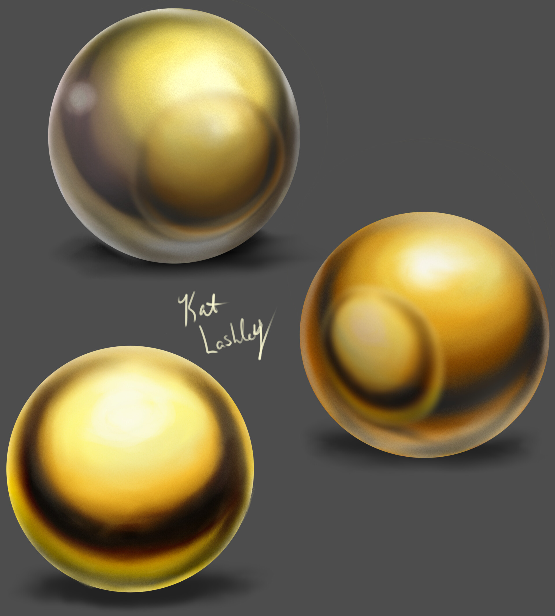 ArtStation - Gold Study