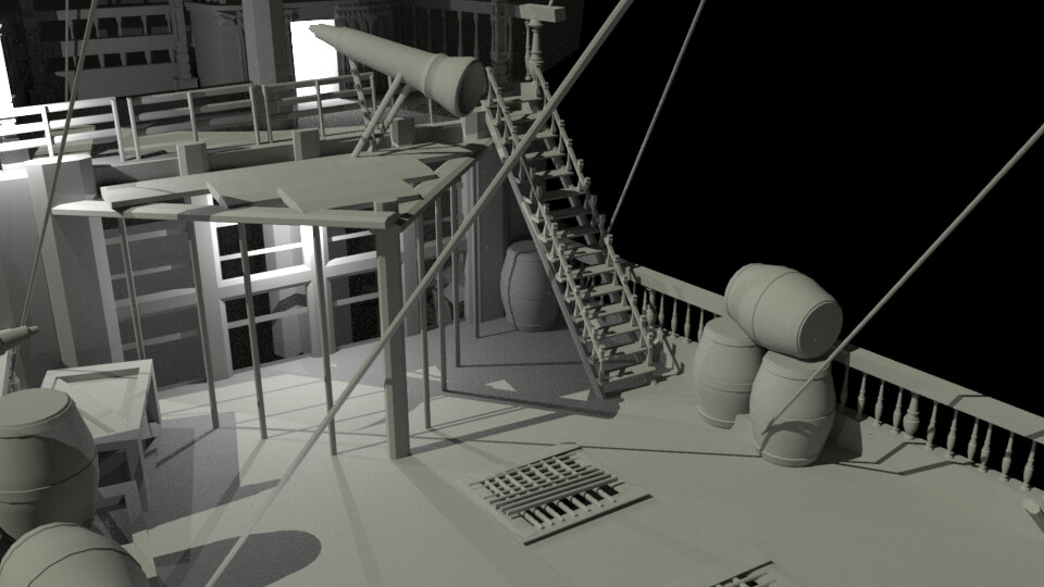 ArtStation - ship 3D model