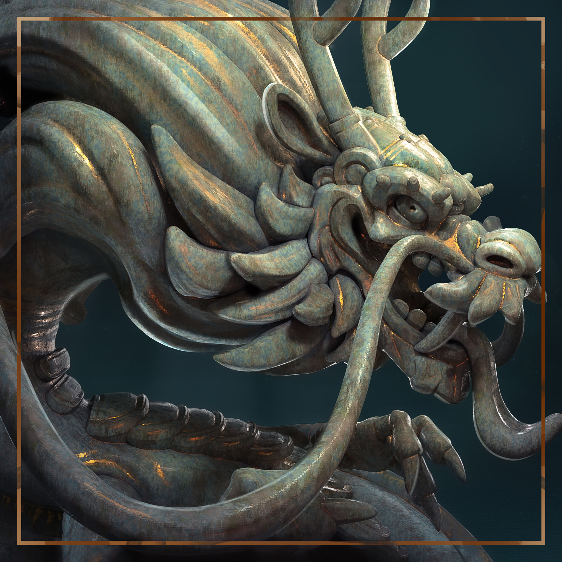 ArtStation - Japanese dragon