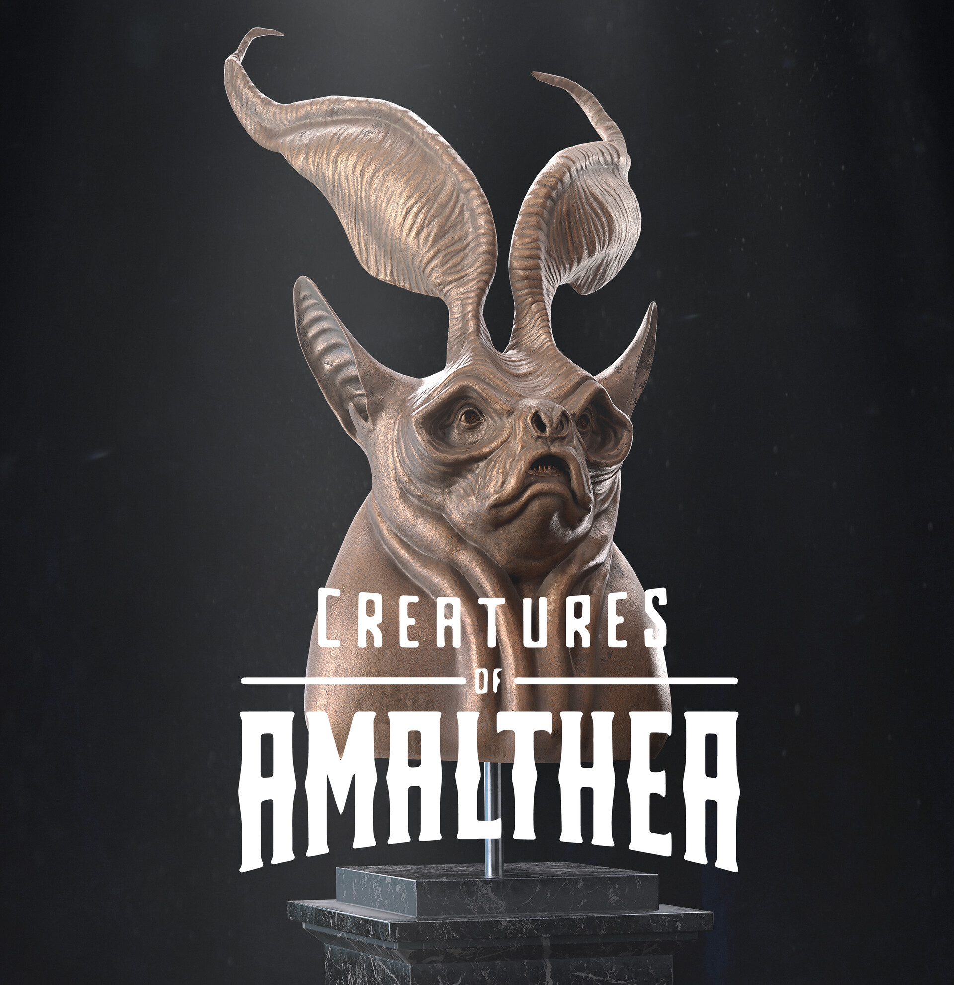 ArtStation - The Elemex - Bronze Bust