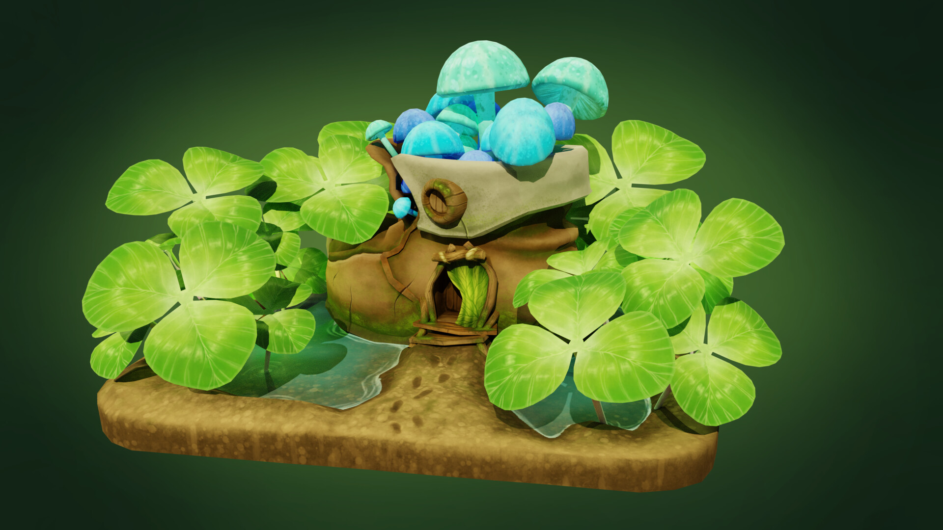 ArtStation - Minish shoe house