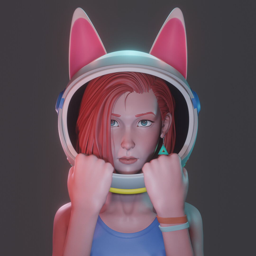 ArtStation - Girl Sculpt "Catstro"