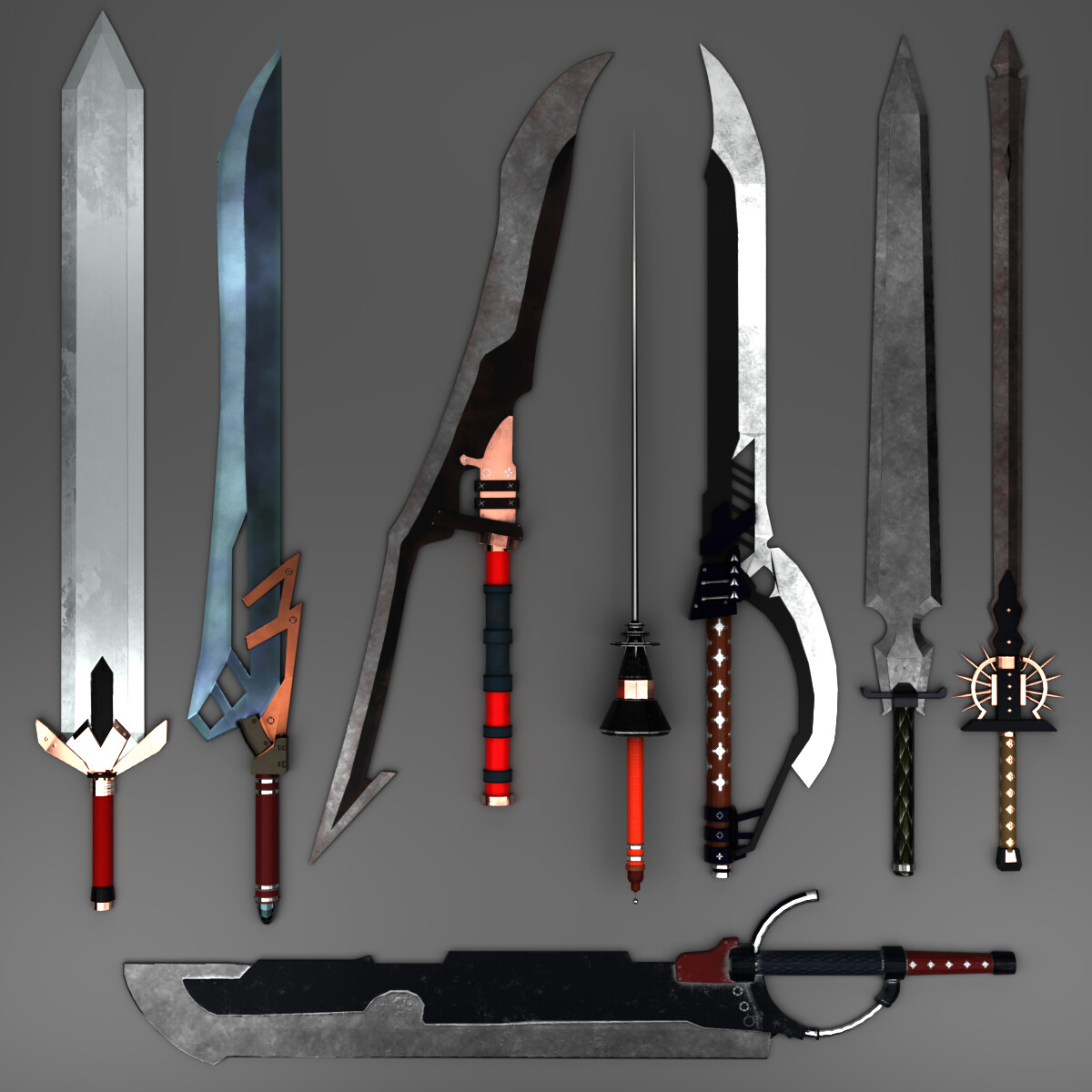 ArtStation - Sword Set