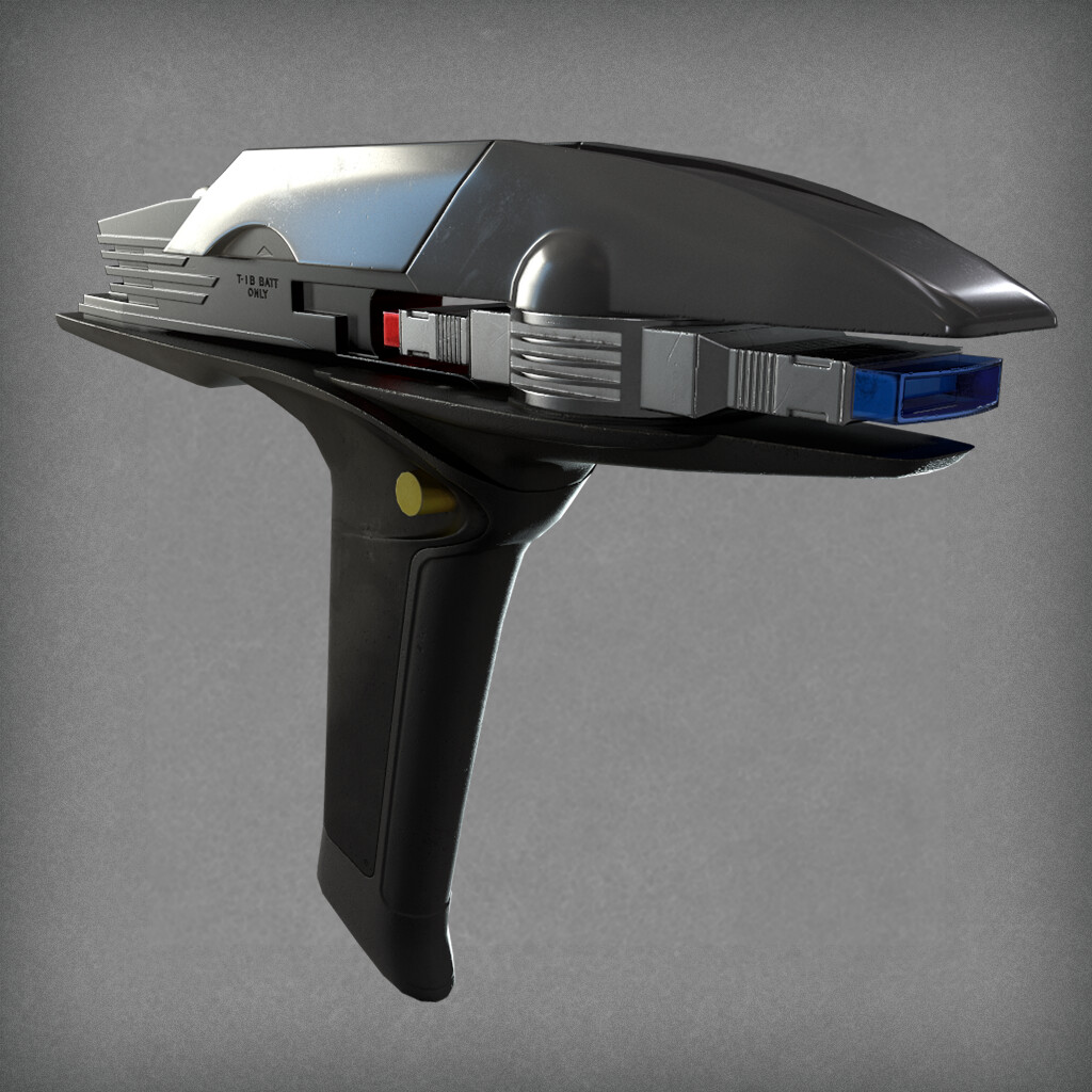 ArtStation - Fan art: TYPE-1B Phaser (Star Trek)