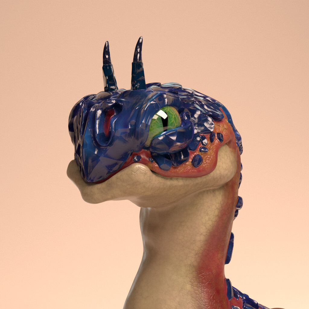 ArtStation - Little Crystal Lizard