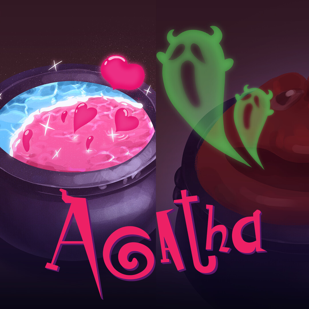 ArtStation - AGATHA: 2D VFX Concept Art
