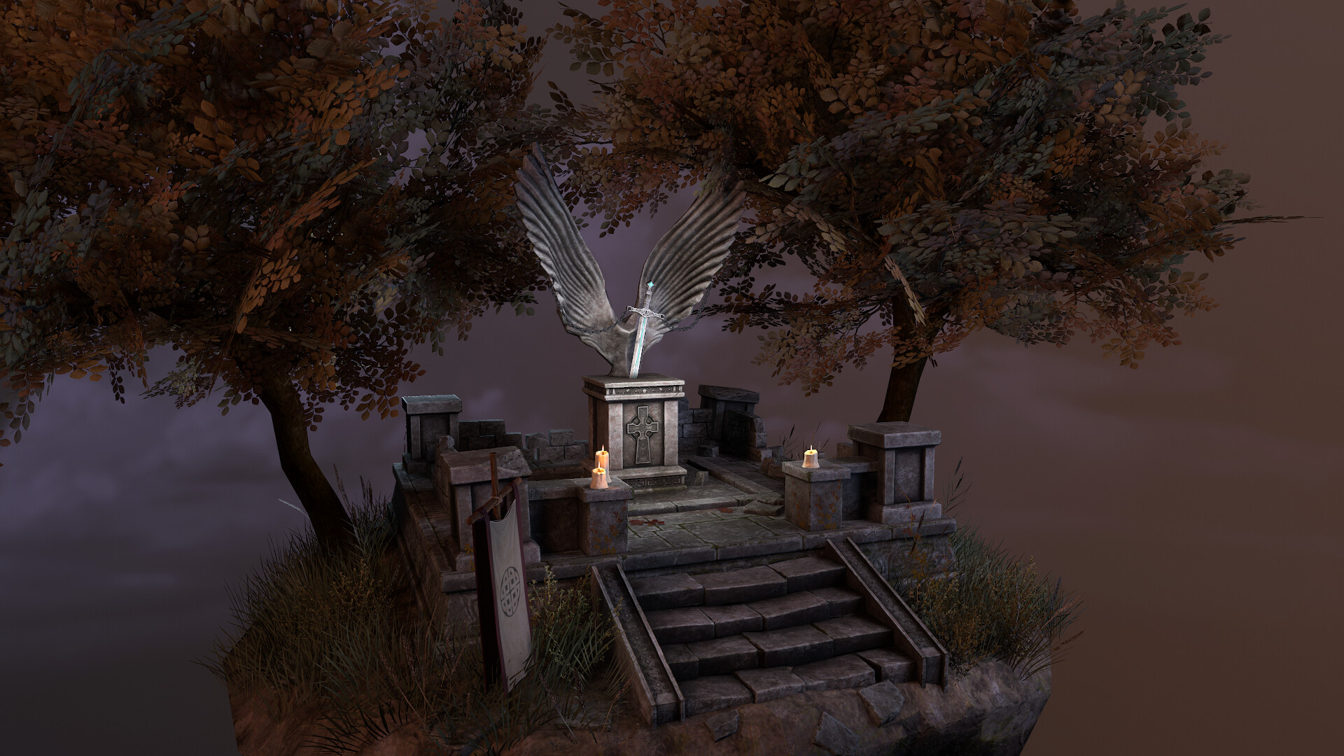 ArtStation - Warrior's Shrine