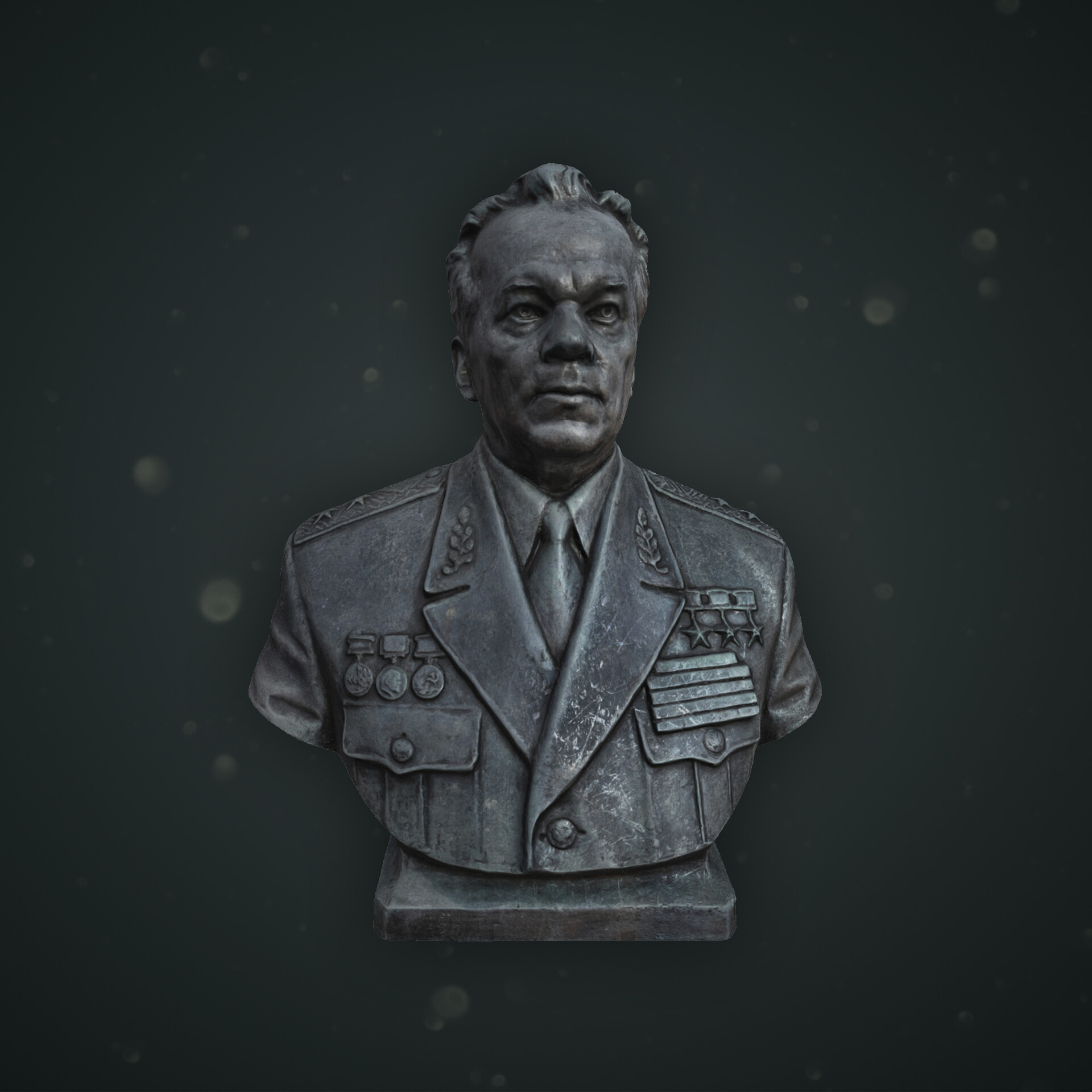 ArtStation - Mikhail Kalashnikov Bust