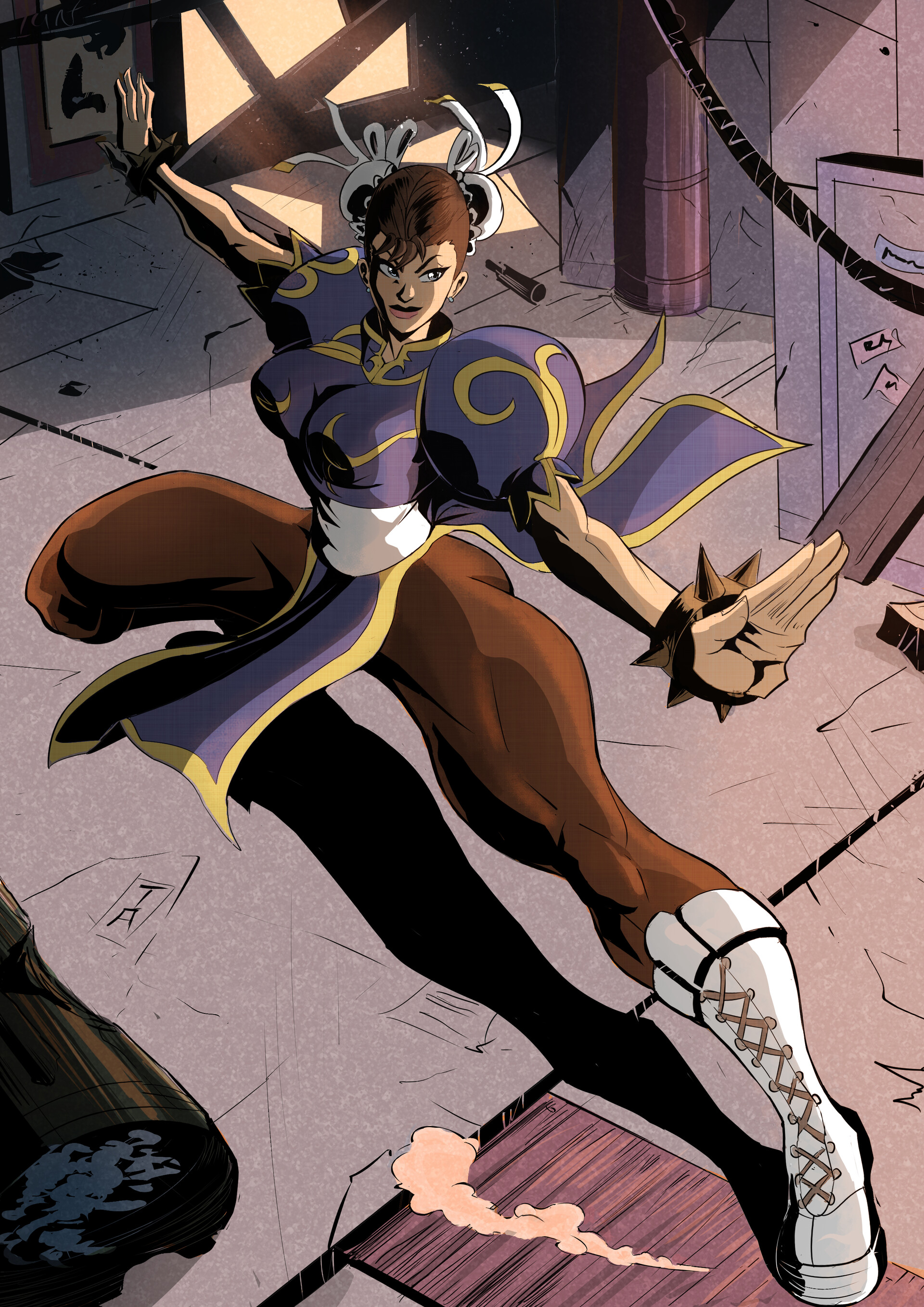 ArtStation - Chun-li fan art