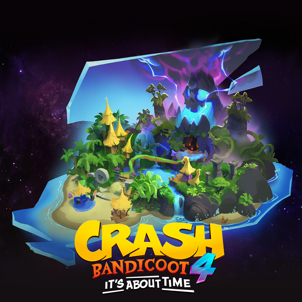 ArtStation - Crash Bandicoot 4 - Dimensional Map concepts