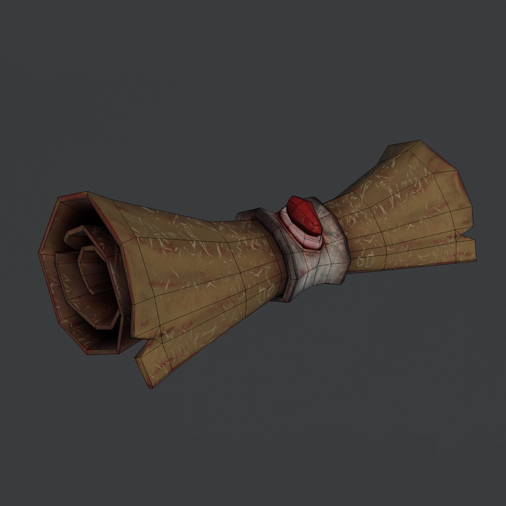 ArtStation - Leathery Scroll of Questionable Origin - LP