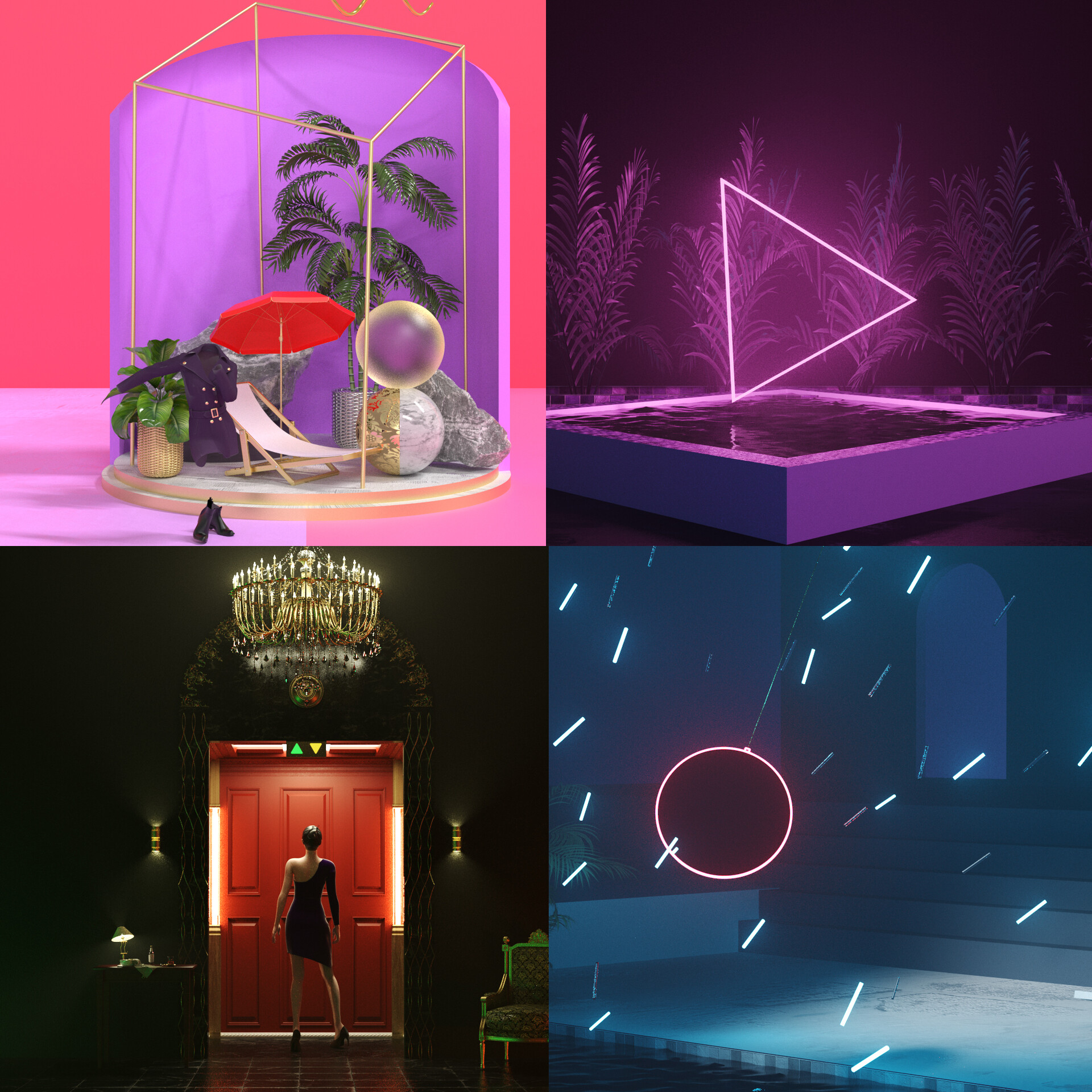 ArtStation - BE:ginning _ 2d / 3d motion graphic collaboration